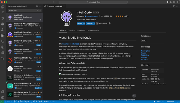 10 个好用的 VSCode AI 代码补全插件，自动完善代码