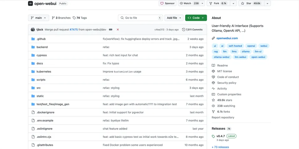2026年好用的Github开源AI LLM大语言模型WebUI框架推荐